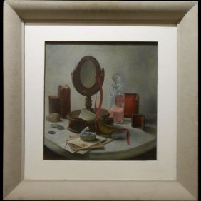 JOANNE SCOTT (1973) SIGNED PAINTING : Lot 128