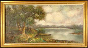 BELA BODO Signed, Framed Oil Painting Impressionist : Lot 860276