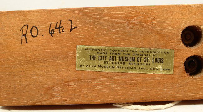 A lot of 2 Alva Museum Replicas of Roman Figures : Lot 96A