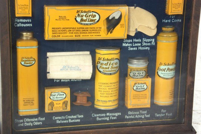 Dr. Scholl’s Advertising Display Case : Lot 229