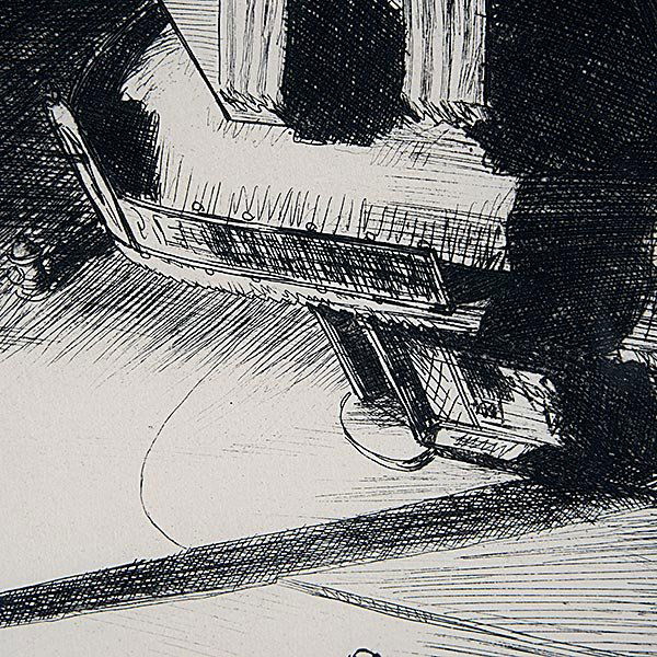 EDWARD HOPPER Night Shadows Etching on paper : Lot 2034