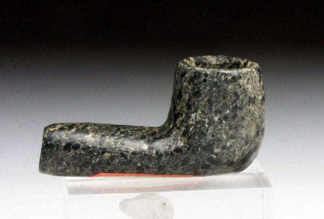 Native American Mississippian Stone Pipe : Lot 234