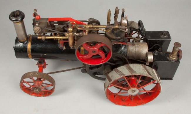 Case Tractor Working Steam Model : Lot 91A