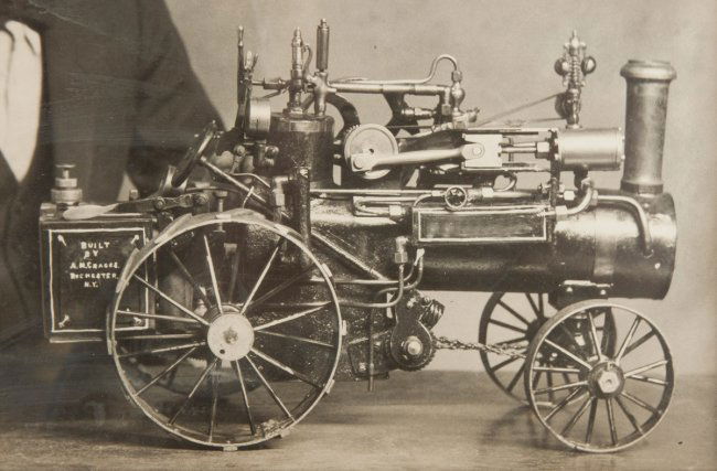 Case Tractor Working Steam Model : Lot 91A