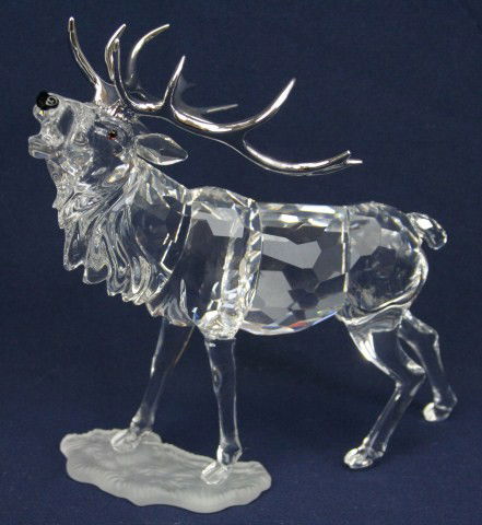 SWAROVSKI CRYSTAL RETIRED STAG : Lot 73165A