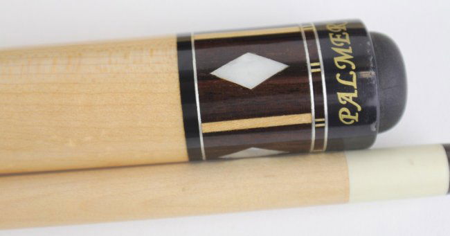 2 PALMER POOL CUES WITH LEATHER CASE : Lot 31678