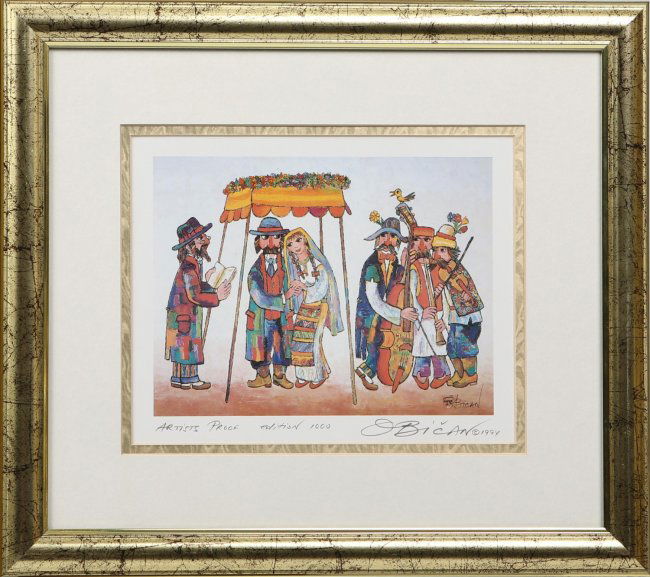 (3) JOVAN OBICAN SIGNED PRINTS JUDAICA : Lot 58118