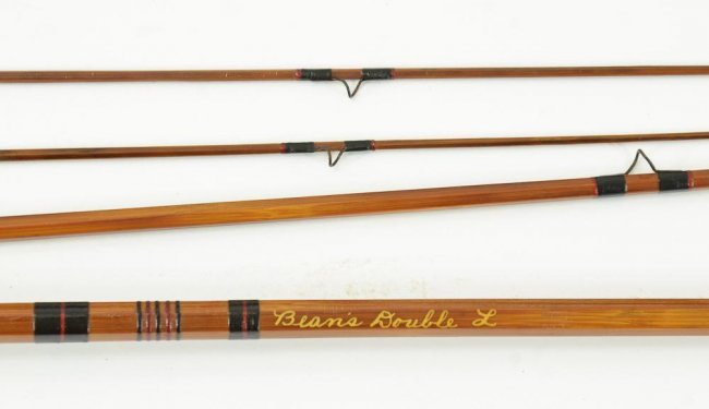 L.L. Bean Double L Vintage Bamboo Fly Rod : Lot 39