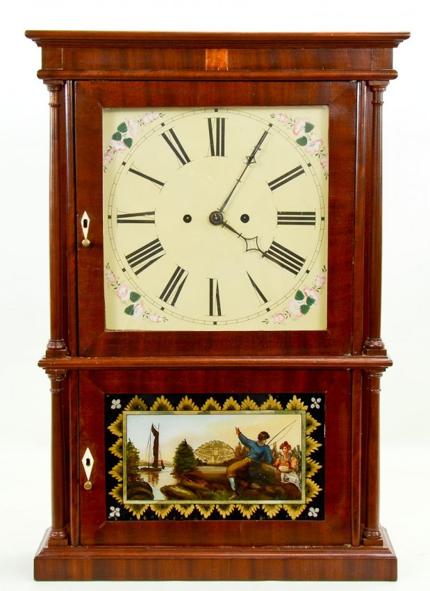 Heman Clark Shelf Clock : Lot 206