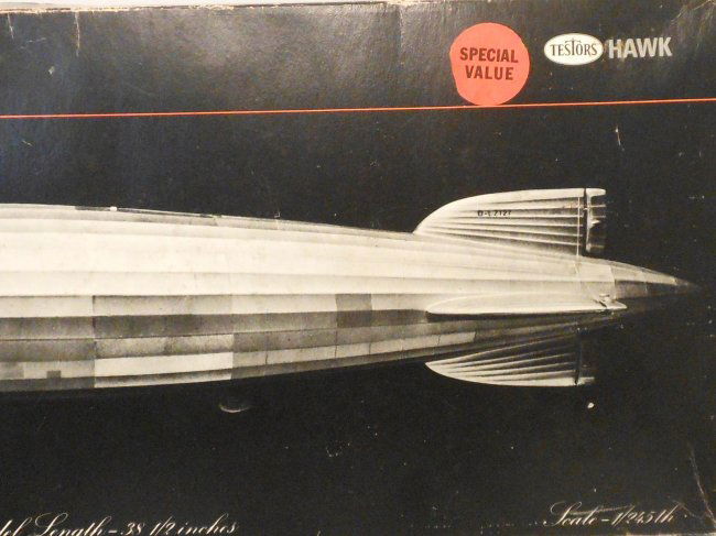 Testors German Graf Zeppelin Airship Model Kit : Lot 27