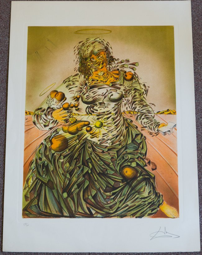 Salvador Dali Triumphant Madonna Lithograph : Lot 7