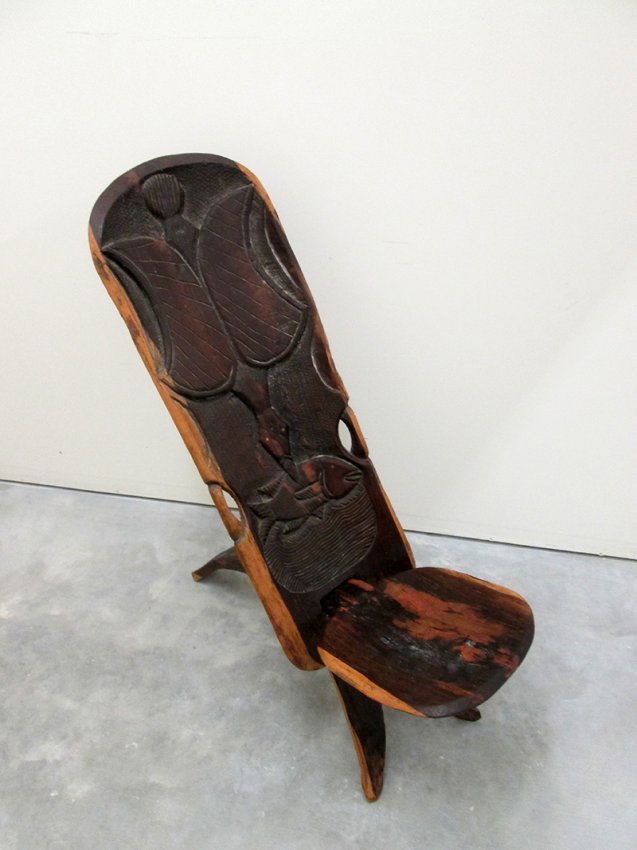 AFRICAN BIRTHING CHAIR : Lot 209 AFRICAN BIRTHING CHAIR : Lot 209
