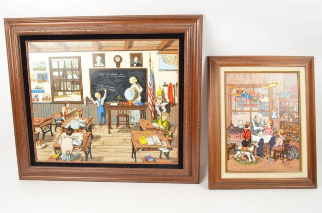 C. Carson & H. Hargrove Paintings : Lot 169
