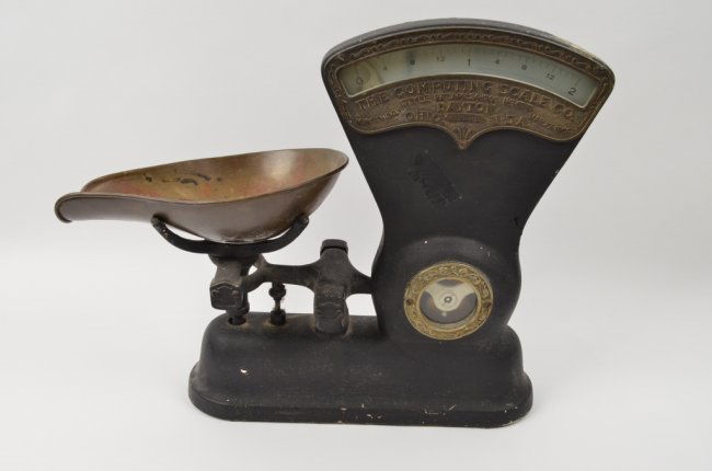 Vintage Dayton Ohio Computing Scale : Lot 1