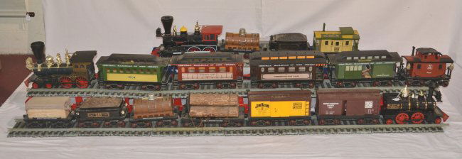 258: (17) JIM BEAM TRAIN DECANTERS INC-(3) LOCO MOTIVES : Lot 258