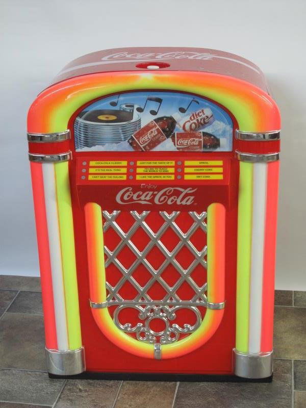 COCA-COLA JUKEBOX ADVERTISING COOLER : Lot 8