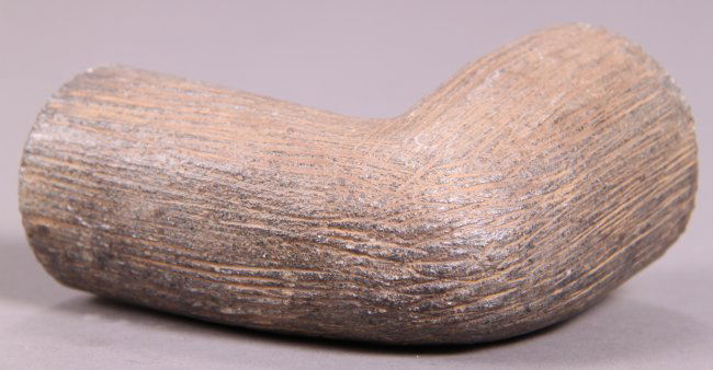 Native American Indian Artifact, Stone Elbow Pipe, Tex : Lot 41