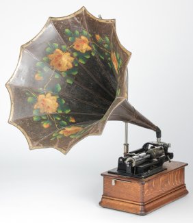 Edison Amberola Home Phonograph Cylinder Music Box : Lot 2069