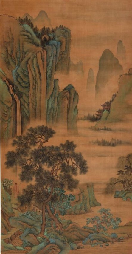 Chinese Scroll Painting of Landscape : Lot 181