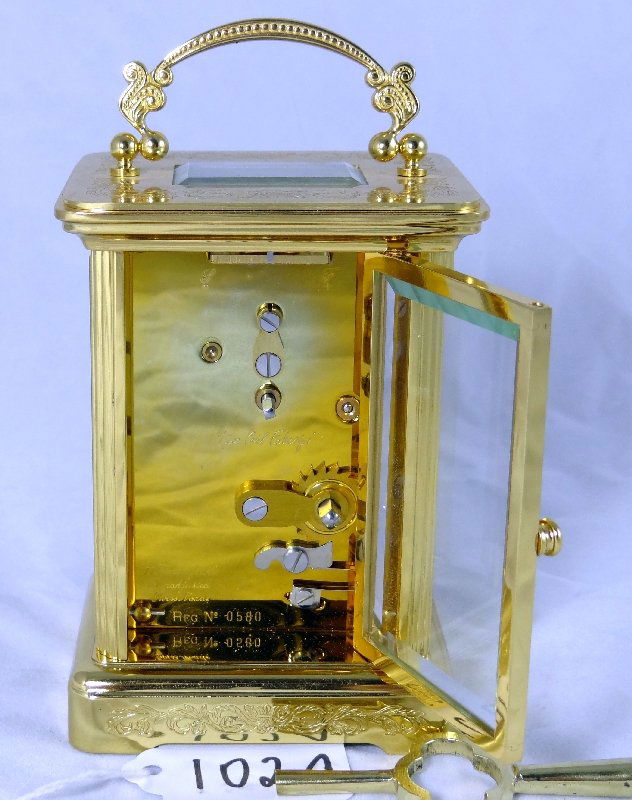 102A: Igor Carl FABERGE Carriage Clock : Lot 102A