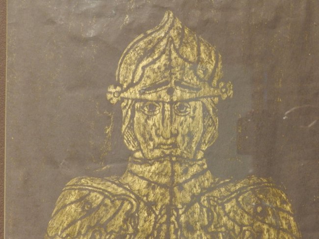 Pair of English Church Monumental Brass Rubbings : Lot 126