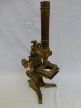 Large French Polarising Microscope, c. 1900 : Lot 182
