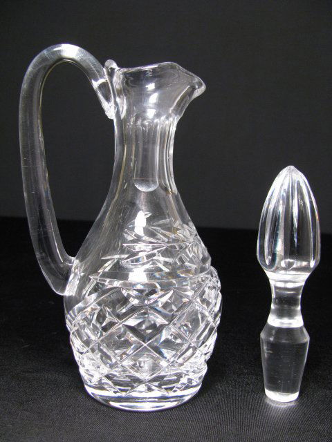 1193: WATERFORD CRYSTAL CRUET SET OIL & VINEGAR : Lot 1193