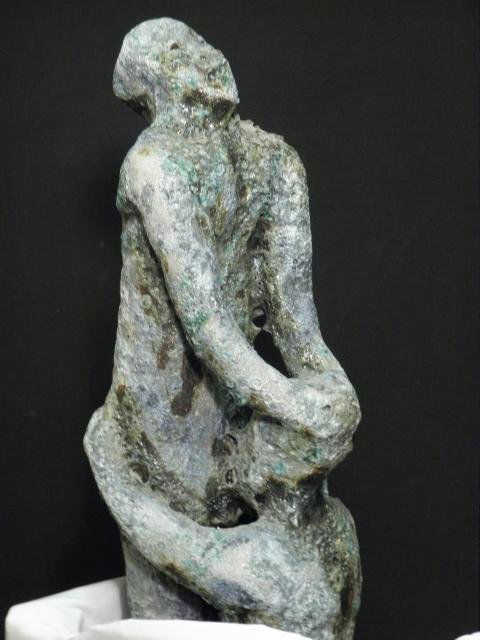 MARK CHATTERLEY CLAY & CRATER GLAZED CERAMIC SCULPTURE : Lot 418