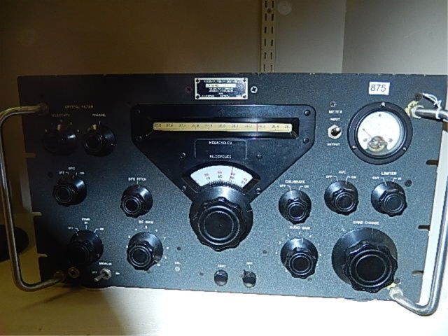COLLINS MILITARY RADIO RECEIVER MODEL # R-388-URR , US : Lot 187