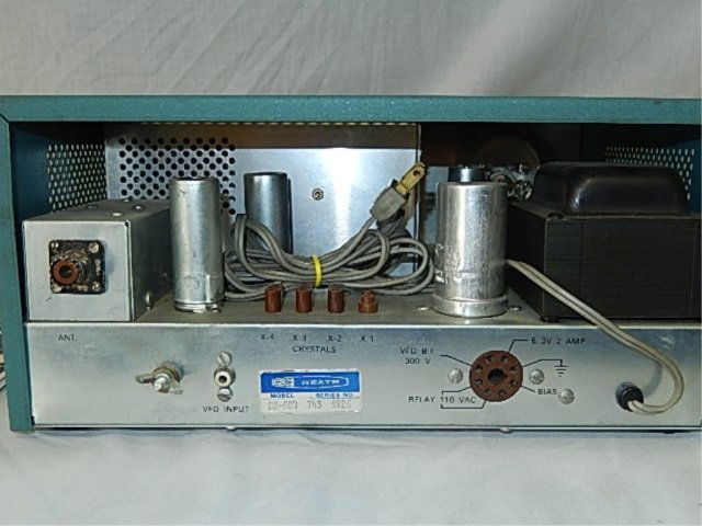 HEATHKIT DX-60B RADIO TRANSMITTER INCLUDES MANUAL : Lot 331
