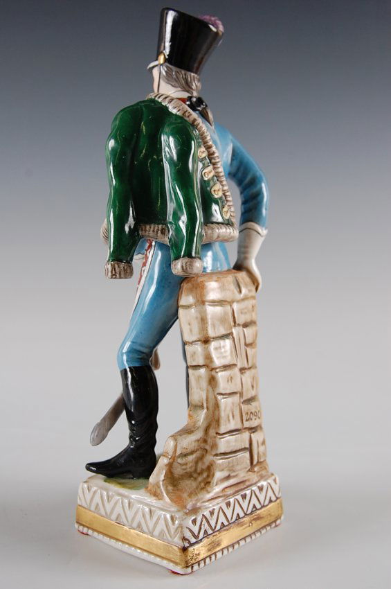 SS ALLACH PORCELAIN FIGURE OF HUNGARIAN SOLDIER : Lot 208