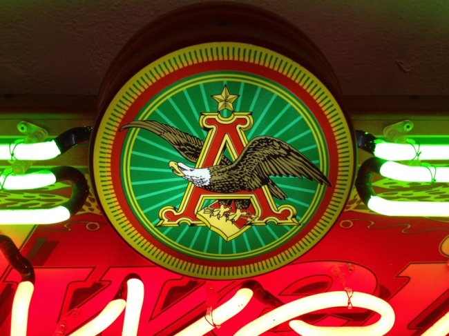 Vintage Budweiser Neon Beer Sign Lighted Large Lot 224