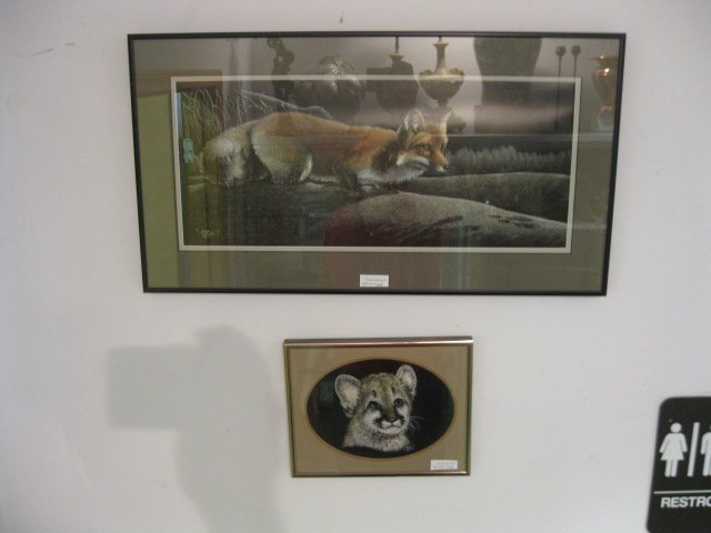 458: Gregg Murray, scratchboard widelife art : Lot 458