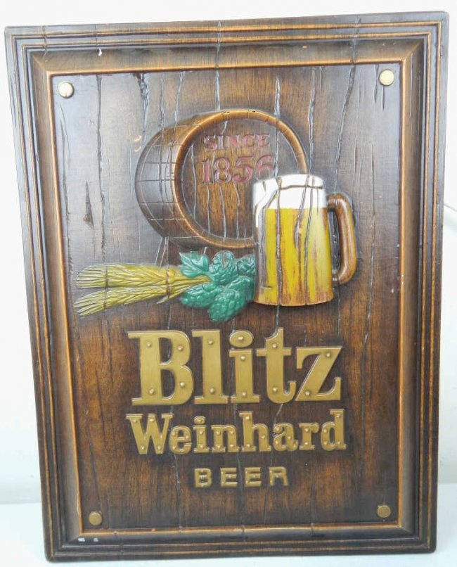 Blitz Weinhard Beer Sign : Lot 468
