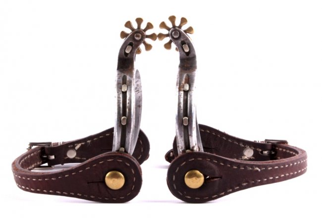 Winchester Hand Forged Western Spurs This lot feat : Lot 312