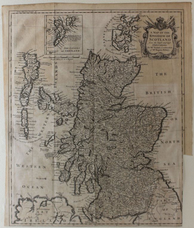 Map of the Kingdom of Scotland... [Lon: 1745]. : Lot 262