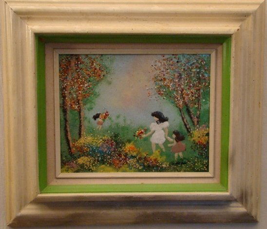 Louis Cardin, Oil & Enamel on Copper , listed artist : Lot 50