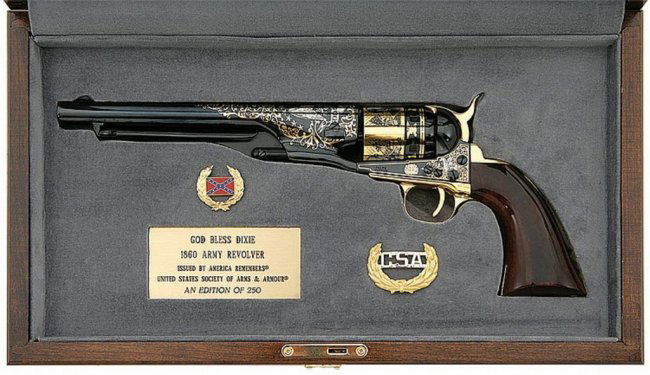 Model 1860 Army God Bless Dixie Revolver : Lot 1