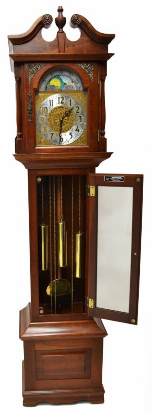 EMPEROR LONGCASE CLOCK, WESTMINSTER CHIMES : Lot 161