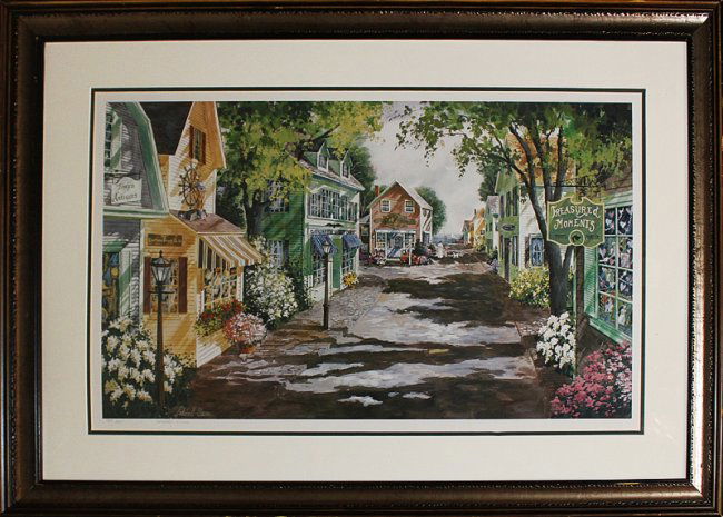 Patchell Olson Limited Edition Lithograph Streetview : Lot 530