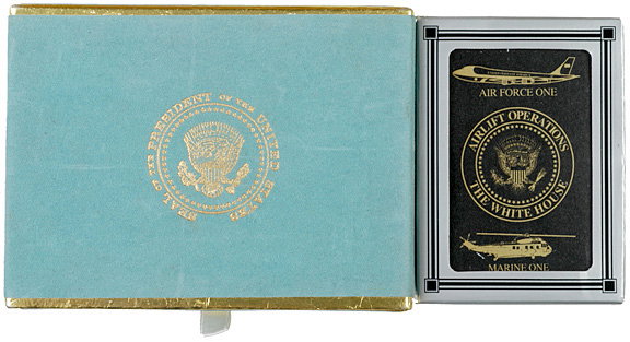 687: 2 Decks of Air Force One Playing Cards : Lot 687