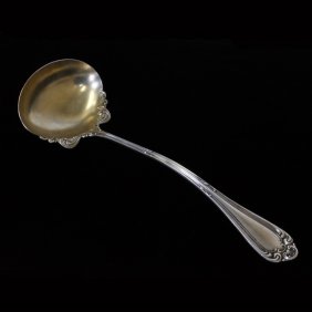 1835 R. Wallace A1 Large Silver plate Ladle : Lot 81