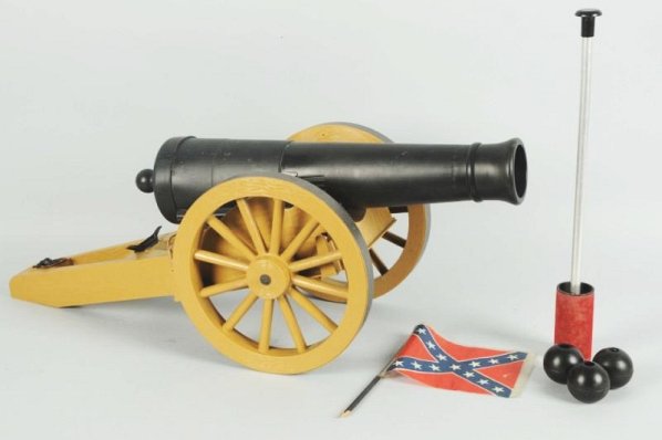 Remco Johnny Reb Large Cannon Toy. : Lot 614