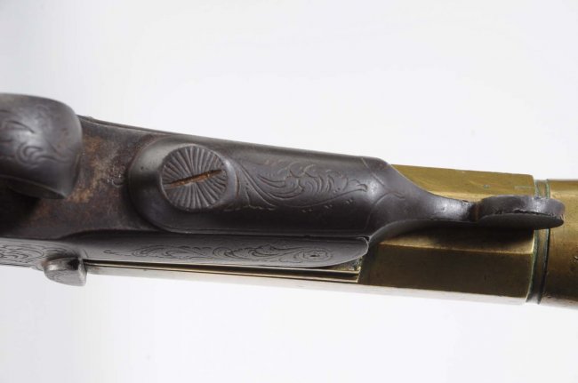 Belgian 16 Gauge Pinfire Trabuco Pistol : Lot 30