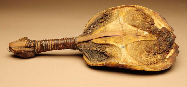 Iroquois Made Snapping Turtle Rattle. : Lot 348