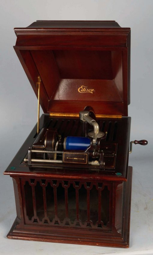 Edison Amberola Cylinder Player Model V : Lot 2468