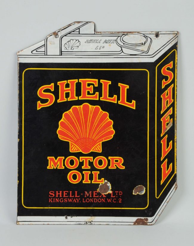 Shell Motor Oil with Logo Sign. : Lot 422