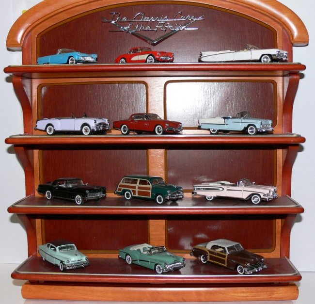Franklin Mint Classic Cars of the Fifties with Display : Lot 104