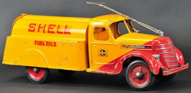 BUDDY 'L' SHELL OIL TRUCK : Lot 954