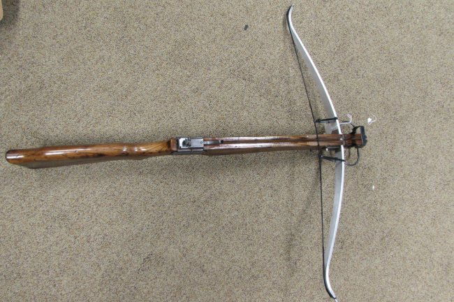 CROSSBOW WHAM-O POWERMASTER. RIFLE STOCK ARCHERY : Lot 188A